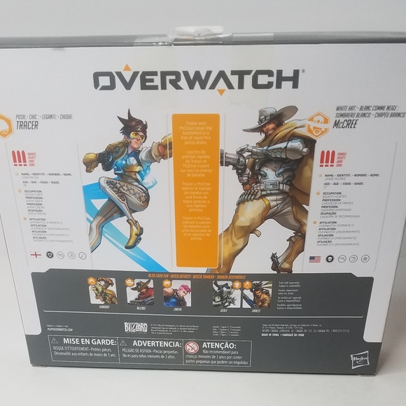 Hasbro | Toys | Overwatch Ultimates Tracer And Mcree Action Figure ...